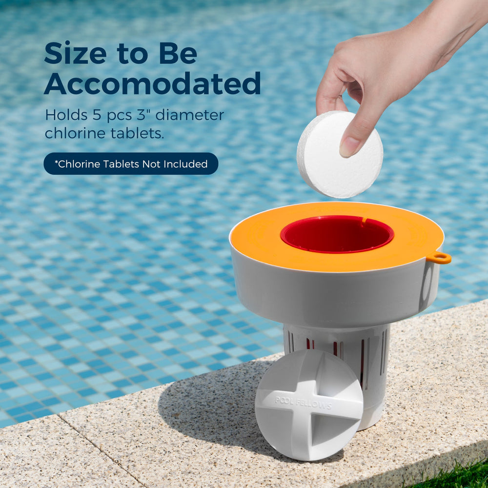 Pool Fellows Floating Chlorine Dispensers for 3 inch Tablets